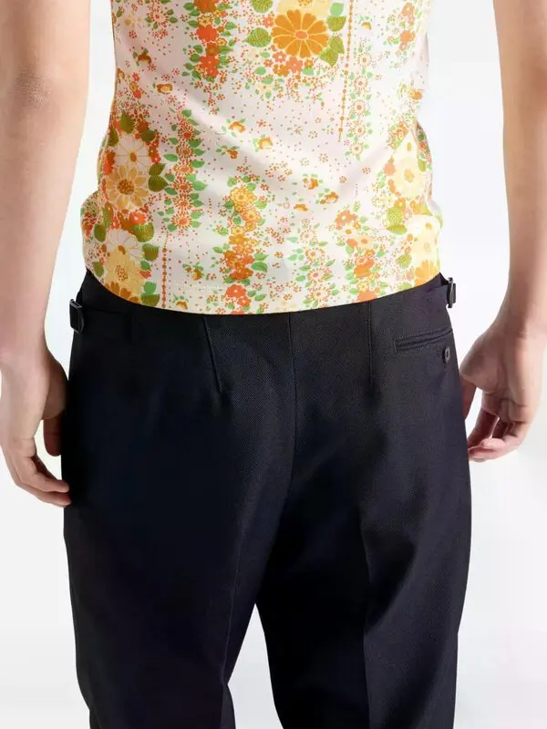 Prada Pleated Trousers - Blue