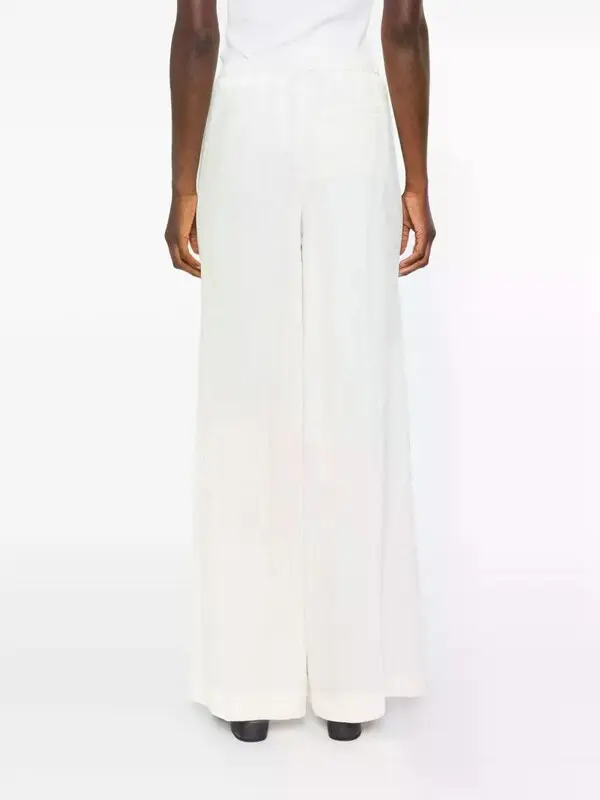 FORTE_FORTE Pleated Wide-leg Trousers - Neutrals