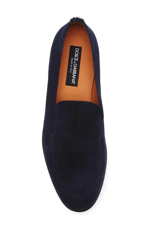 Dolce & Gabbana Apron Toe Venetian Loafer - 86115 Tono Blu