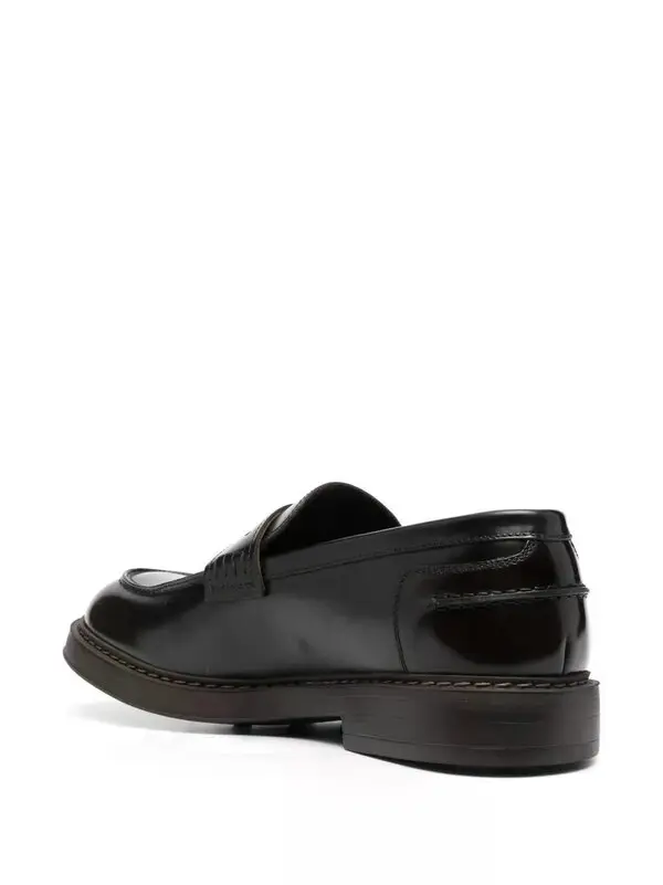 DOUCAL'S Leather Penny Loafers