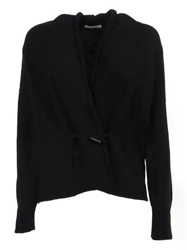 KANGRA Belted Wool Cashmere Cardigan