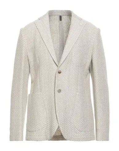 L.B.M. 1911 L. B.m. 1911 Blazer Cream Size Cotton, Linen - White