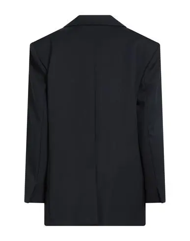 Sandro Single-breasted Blazer In Polyester, Wool, And Elastane