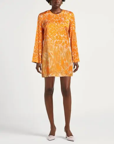Seventy Venezia Flared Mini Dress - Orange