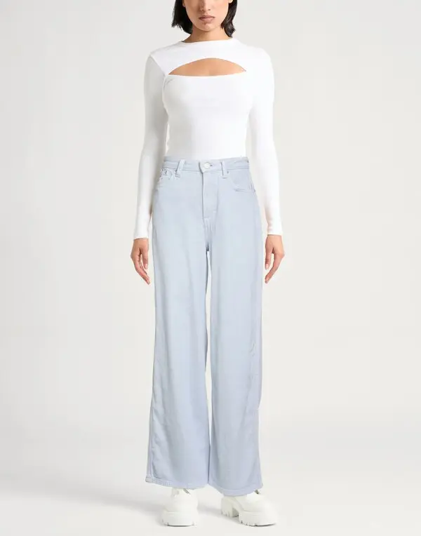 Tommy Hilfiger Wide-leg Jeans With Logo Detail