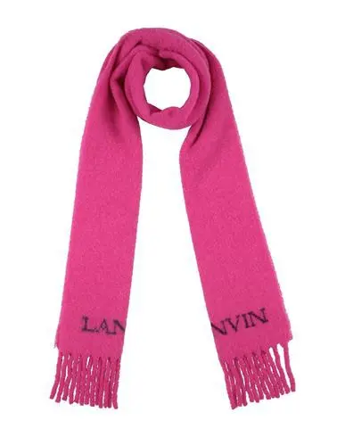 LANVIN Scarf Fuchsia Alpaca Wool, Polyamide, Wool - Pink