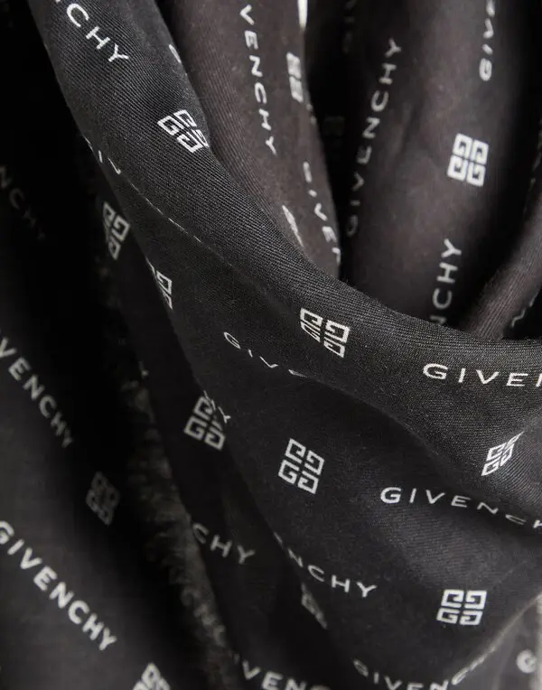 Givenchy Scarf Modal, Cashmere - Black