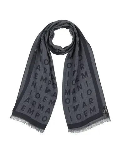 Emporio Armani Scarf Viscose, Polyester - Navy