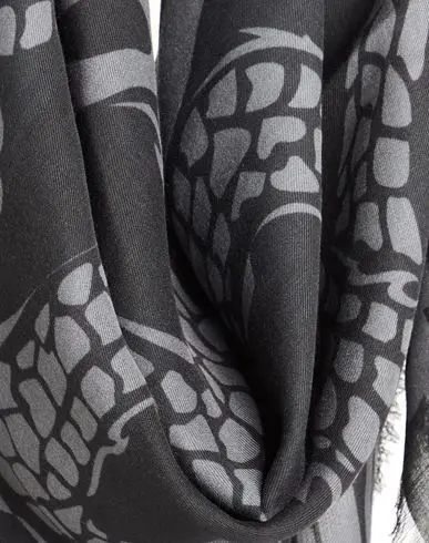 Givenchy Scarf Charcoal Modal, Cashmere - Grey