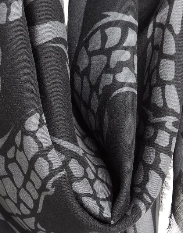 Givenchy Scarf Charcoal Modal, Cashmere - Grey