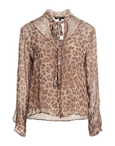 Maje Shirt Size Viscose - Sand