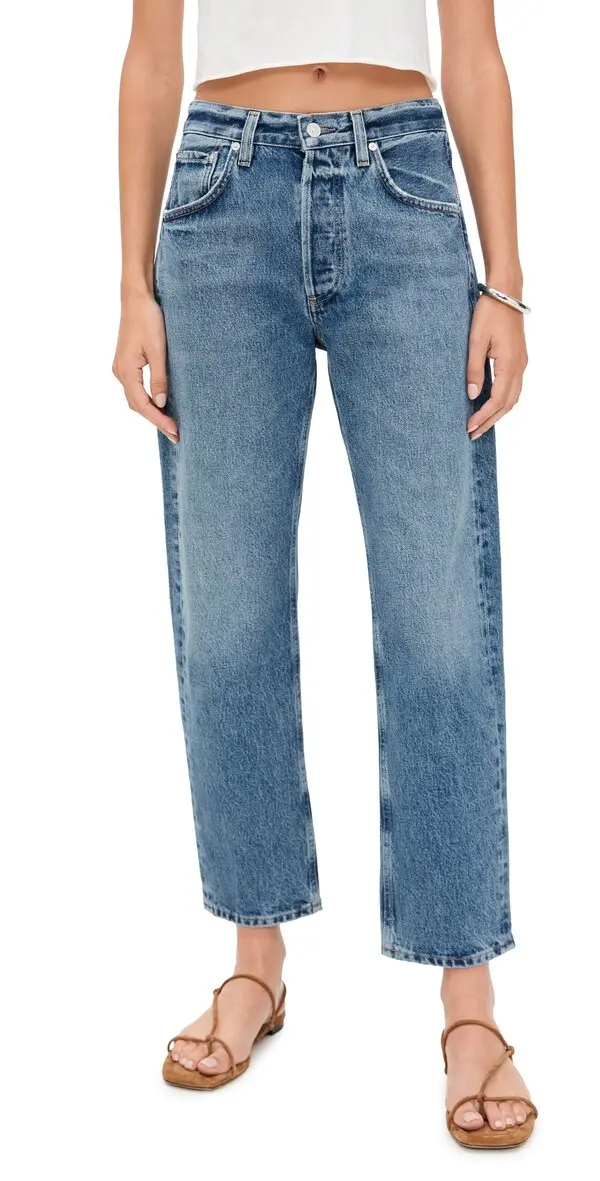 Citizens Of Humanity Winslow Low Rise Cropped Boyfriend Jeans - Pacifica