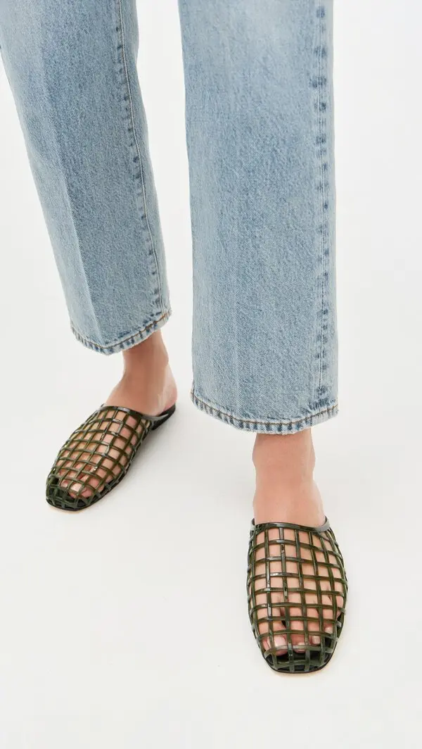 Vince Barcelona Jelly Sandals - Chive