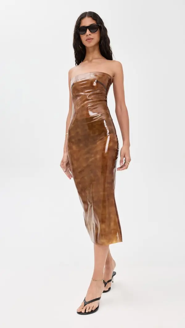 midi dress date night Date Night In Milan Satin Midi L / chartreuse