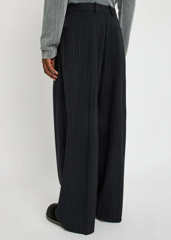 Acne Studios Pinstriped Woven Tailored Trousers