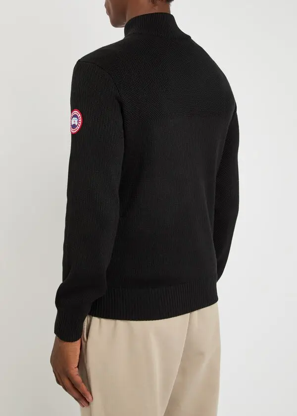 Canada Goose Hybridge Knit Wool Jacket