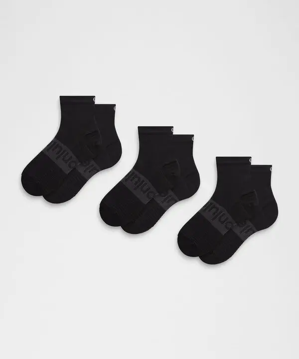 Lululemon Power Stride Ankle Socks - Black