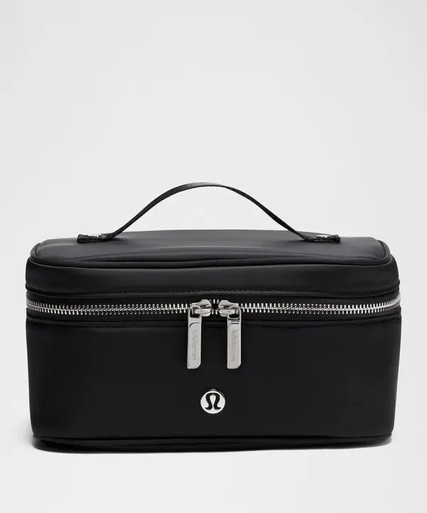 Lululemon Travel Toiletry Bag 3.5l - Black/black/silver