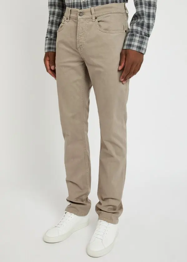 7 For All Mankind The Straight Jeans - Beige