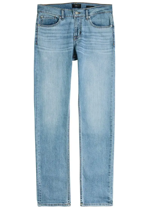 7 For All Mankind Slimmy Tapered-leg Jeans