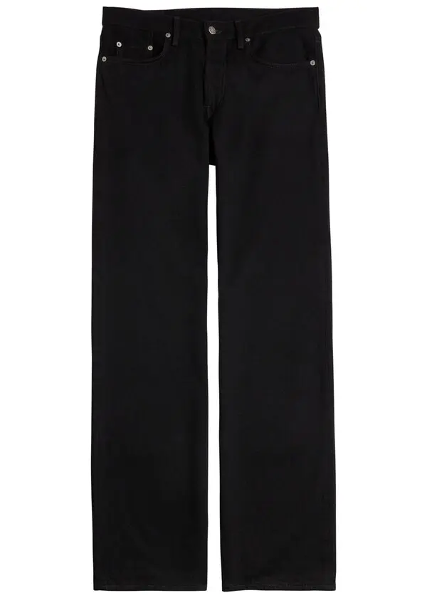 Acne Studios Straight-leg Denim Jeans - Black