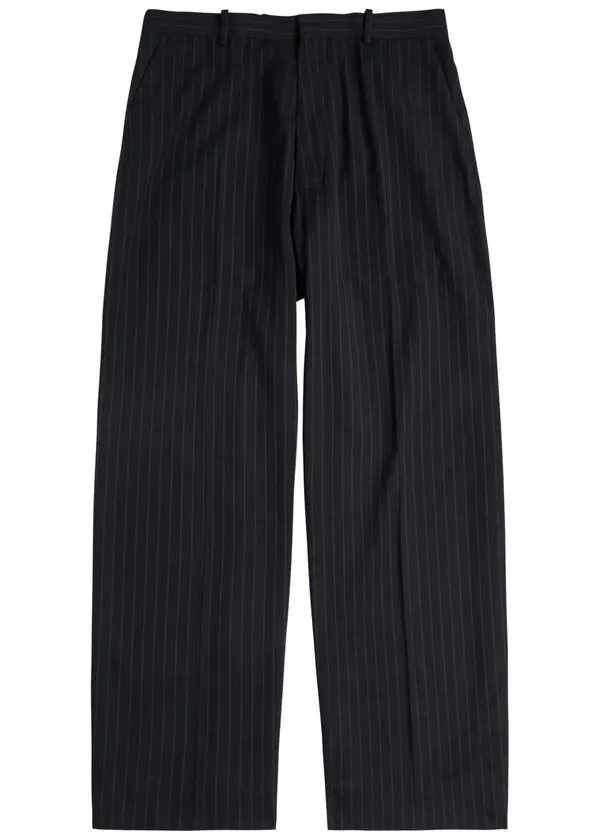 Acne Studios Pinstriped Woven Tailored Trousers