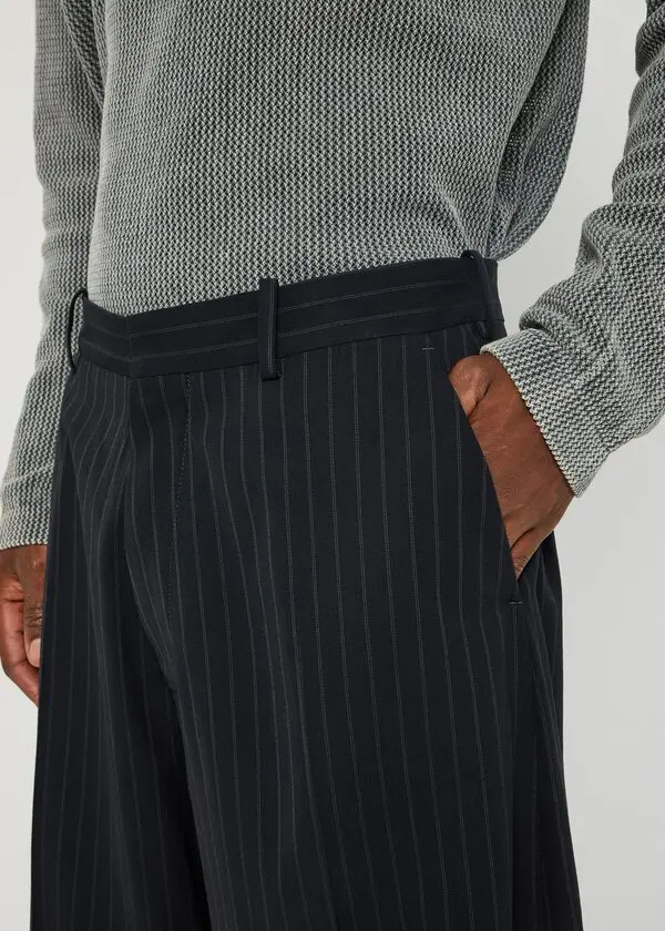 Acne Studios Pinstriped Woven Tailored Trousers