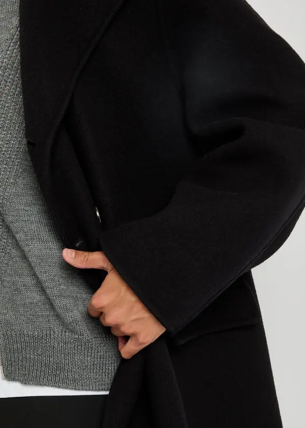 JIL SANDER Double-breasted Wool Coat