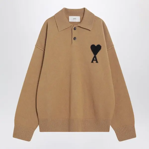 AMI Paris De Coeur Polo Sweater