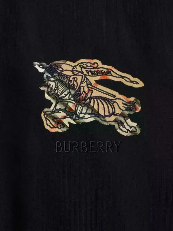 Burberry Equestrian Knight-check Cotton T-shirt