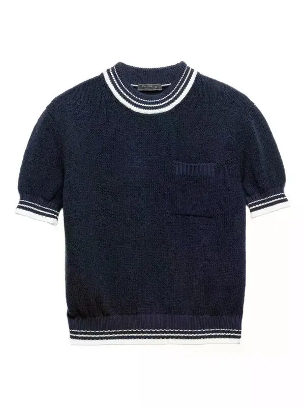 Prada Short-sleeve Knit Top