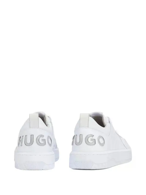 Hugo Leather Trainers With Logo Detail