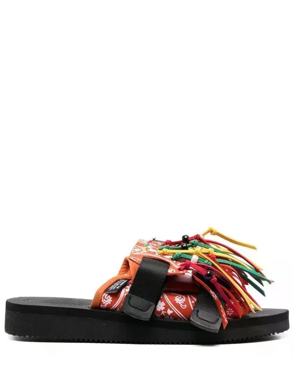 ALANUI X SUICOKE Moto Fringed Slides