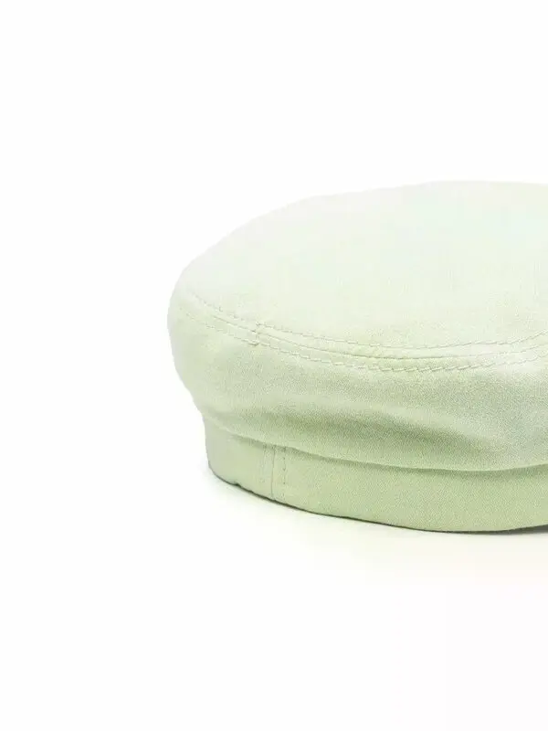 MAISON MICHEL Cotton-blend Baker Boy Cap