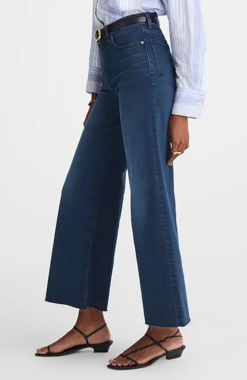Madewell Flared Wide Leg Jeans - Kingston Wash