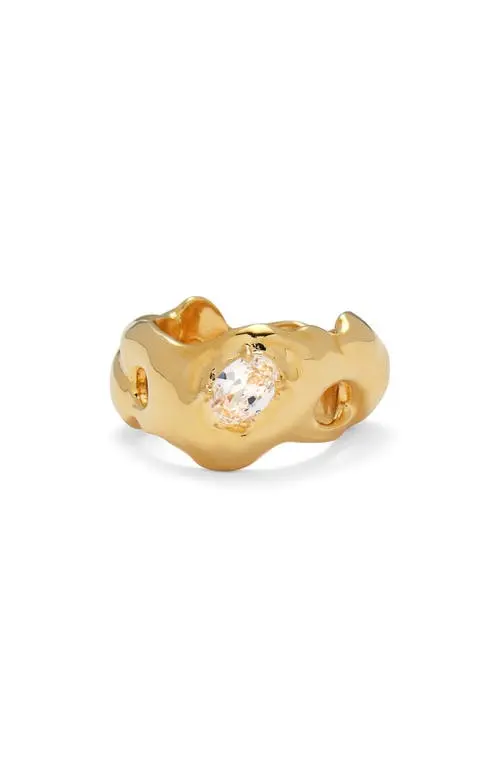 Lady Grey Oasis Ring - Gold/clear