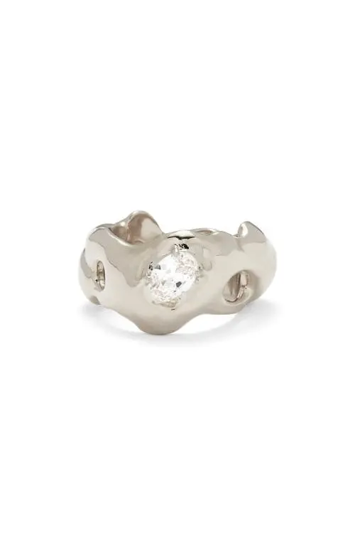 Lady Grey Oasis Ring - Silver/clear