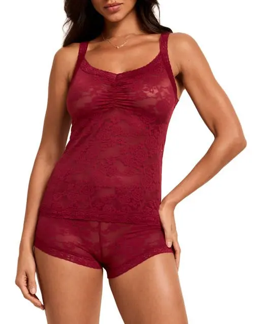 ADORE ME Alicent Cami & Shorts Set - Dark Red
