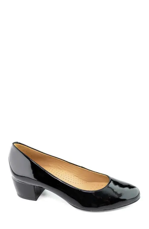 MARC JOSEPH NEW YORK Broad St 2.0 Patent Leather Pumps - Black Soft Patent