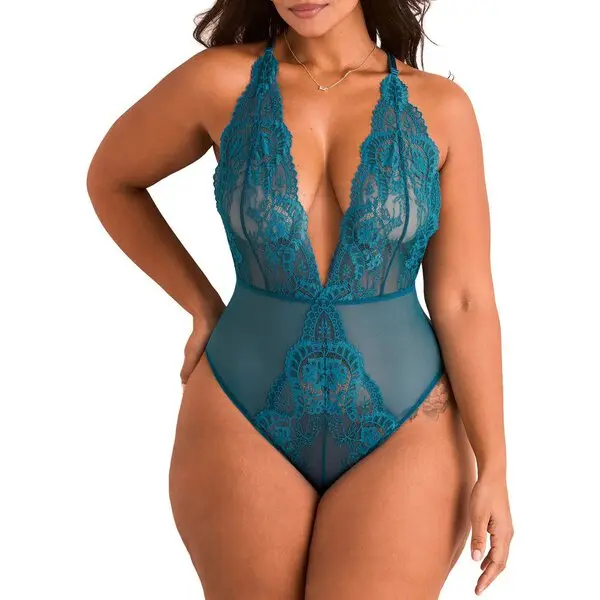 ADORE ME Talia Bodysuit Lingerie - Dark Blue