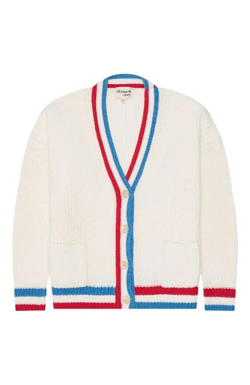 ELLSWORTH + IVEY Billy Knit Cardigan - Ivory