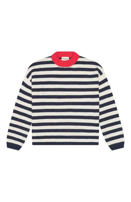 ELLSWORTH + IVEY Sadie Crewneck Sweater Stripes