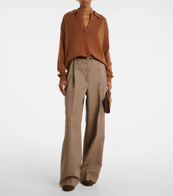 Altuzarra Zaq Cashmere Polo Sweater