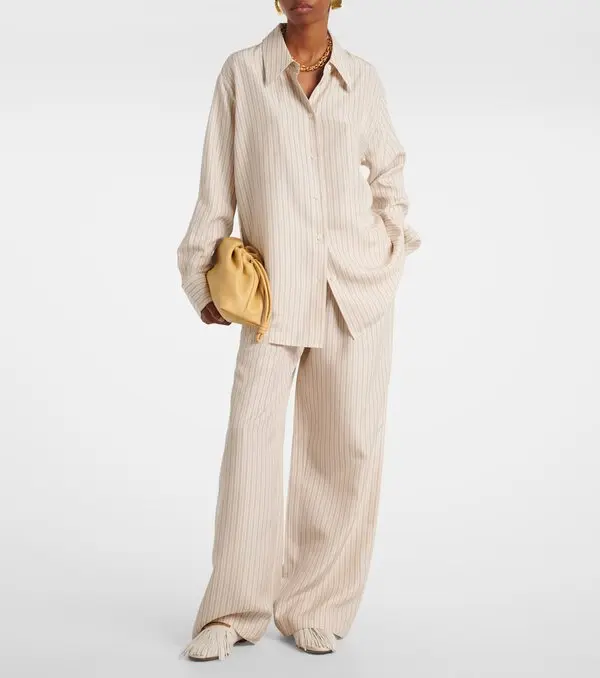 TOD'S Fringed Leather Mules - White
