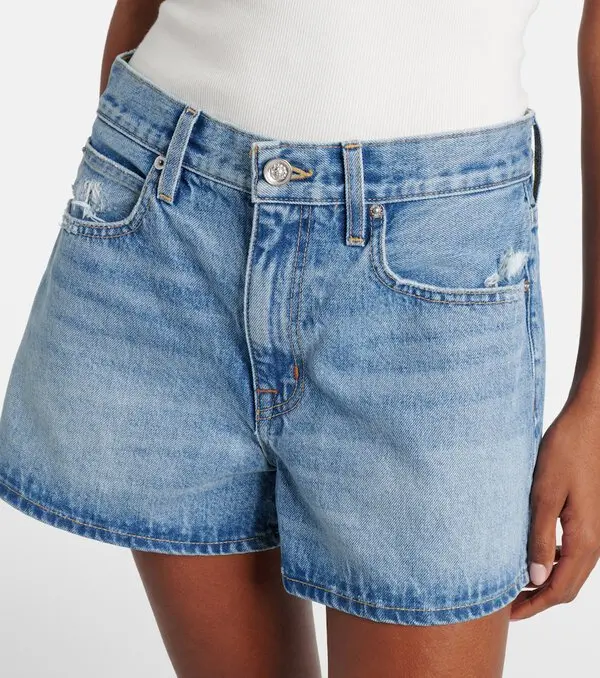 SLVRLAKE Mila Mid-rise Denim Shorts