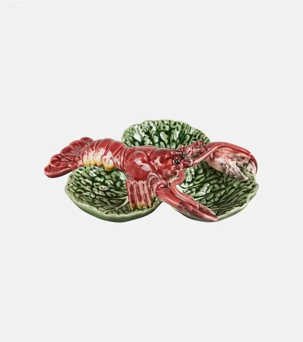 BORDALLO PINHEIRO Cabbage With Lobsters Small Appetizer Plate - Multicoloured