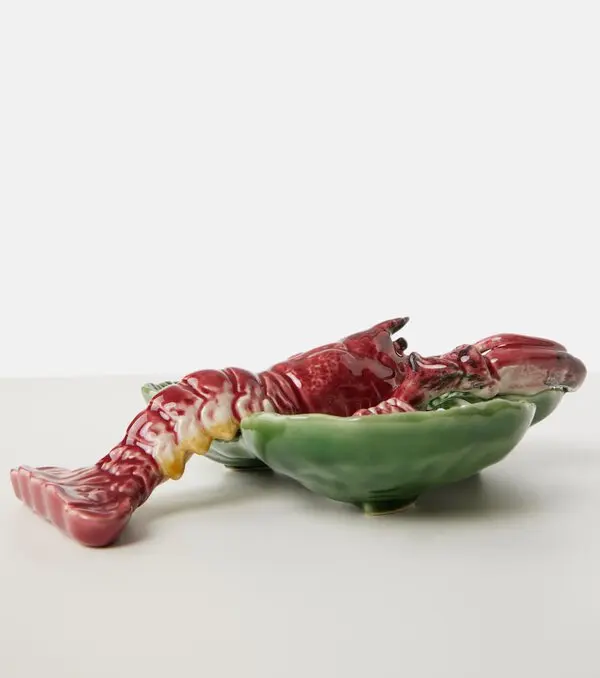 BORDALLO PINHEIRO Cabbage With Lobsters Small Appetizer Plate - Multicoloured