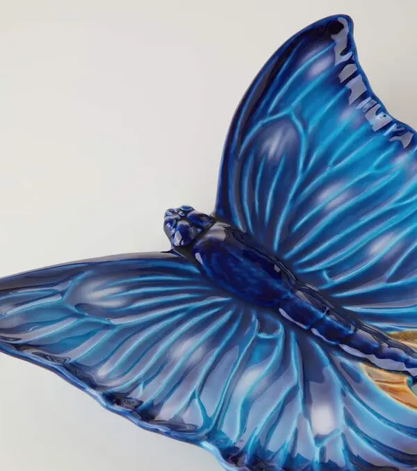 BORDALLO PINHEIRO Cloudy Butterflies Tray Claudia Schiffer - Multicoloured