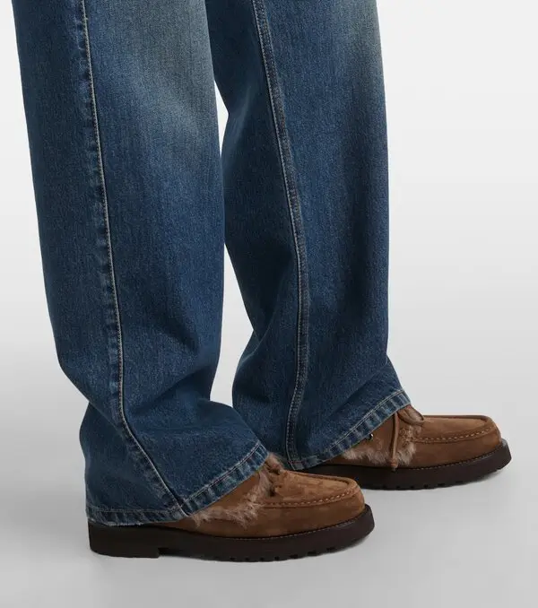 Brunello Cucinelli Monili High-rise Wide-leg Jeans