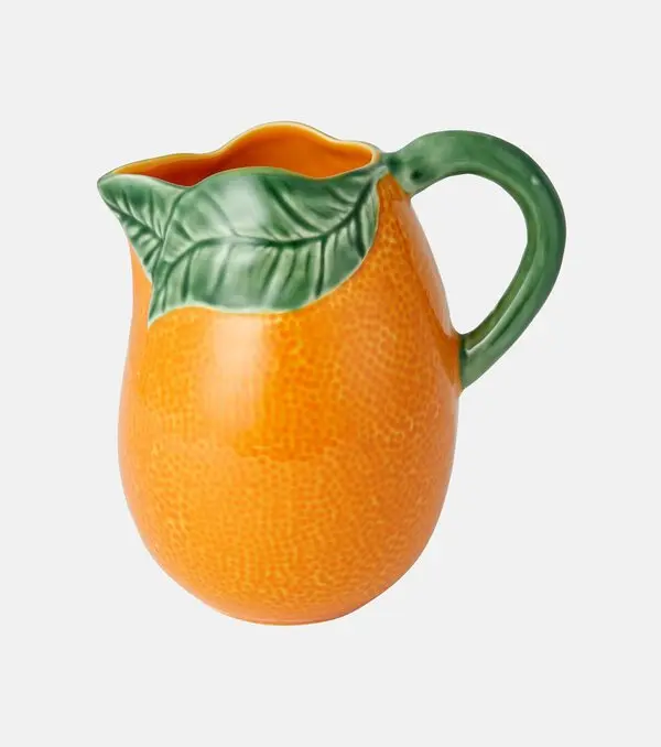 BORDALLO PINHEIRO Earthenware Jug - Orange